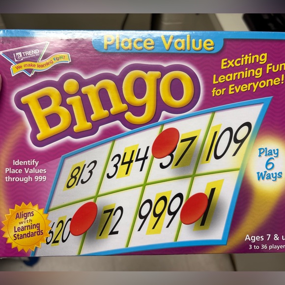 Toys | New Place Value Bingo Game | Poshmark